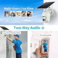 China RoHS 4G Solar Panel Security Camera 7W IP67 Waterproof Battery 21000mAh Outdoor PTZ for sale