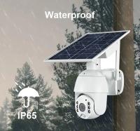 China 1080P 4MP 4G Solar Powered PTZ Security Camera with 10400mAh Battery and 30M Night Vision for sale