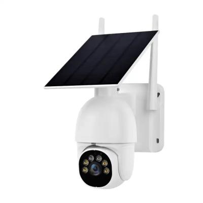 China Wireless IP Solar Security Camera 2MP 1080P Outdoor Waterproof IP65 with PIR Motion Detection for sale
