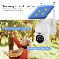China Solar Powered 4G Security Camera 1080P Wireless Outdoor with TF Card Storage and 360 Rotation for sale