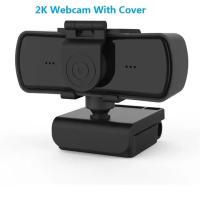 China 2K Live Streaming Webcam 2560x1440P HD Computer Camera with Built-in Microphone for sale