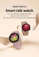 China IP68 Waterproof Smart Watch 1.1 Inch AMOLED Screen BT Call Fitness Tracker Heart Rate Blood Oxygen Monitor for Women for sale