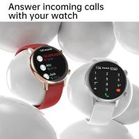 China IP68 Waterproof Smart Watch 1.1 Inch AMOLED Screen BT Call Fitness Tracker Heart Rate Blood Oxygen Monitor for Women for sale