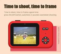 China Kids Digital Camera 2.4 Inch Screen 28MP Dual Lens Durable Portable Toy Camera for Children for sale