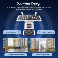 China Multipurpose Solar 4G PTZ Camera WiFi Night Vision 6MP Dome Network for sale