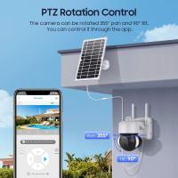 China 6MP Solar Security Camera 4G PTZ Dual Lens 12X Zoom Outdoor IP Camera for sale