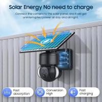 China 6MP Solar Security Camera 4G PTZ Dual Lens 12X Zoom Outdoor IP Camera for sale