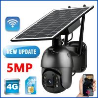 China 6MP 4G Solar PTZ Camera Outdoor Weatherproof with 30m IR Night Vision and Dual Lens for sale