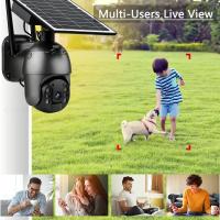 China 6MP 4G Solar PTZ Camera Outdoor Weatherproof with 30m IR Night Vision and Dual Lens for sale