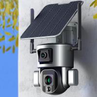 China 4K 8MP Dual Lens Solar Powered 4G WiFi Security Camera 20000mAh Battery Outdoor Waterproof for sale