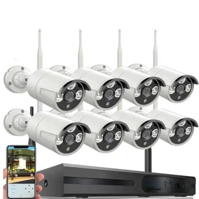 China 8 Channel Wireless NVR Security Camera System 720P with 1TB HDD and 10.1 Monitor for sale