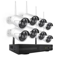 China 8CH 1080P WiFi NVR Kit with 8 Cameras, 4TB HDD Support, DC12V Security System for sale