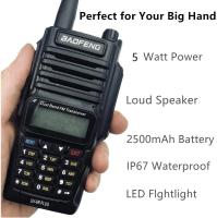 China Baofeng UV-9R Plus IP67 Waterproof Walkie Talkie Dual Band 136-174MHz 400-520MHz Handheld Radio for sale