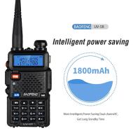 China Dual Band Radio Walkie Talkie UV-5R 8W 10W Handheld 128 Channels for sale