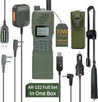 China Baofeng AR-152 Dual Band Two Way Radio 10W Walkie Talkie IPX5 Waterproof 128 Channel for sale