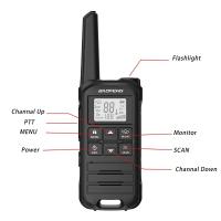 China Baofeng FR-22A Handheld Walkie Talkie 10W 5km Range Two Way Radio 16 Channel for sale