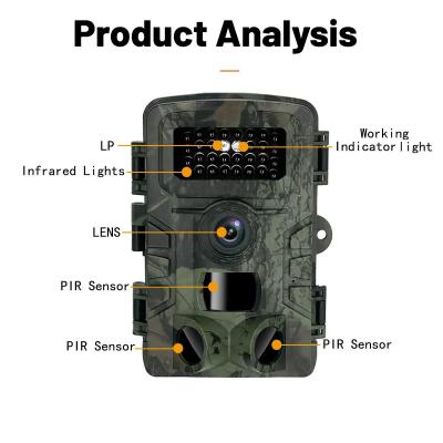 China 13MP Hunting Trail Camera PR700pro Outdoor Wildlife IP65 Waterproof Night Vision 1080P 20m PIR for sale