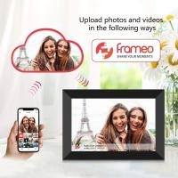 China 10.1 Inch WiFi Digital Photo Frame 1280x800 AC 100V-240V Smart Picture Frame for sale