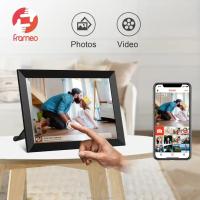 China 10.1 Inch WiFi Digital Picture Frame 1280x800 IPS Touch Screen 16GB for sale