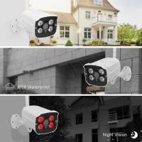 China 1080P 4CH WiFi Wireless Camera System White Color With CMOS Sensor for sale