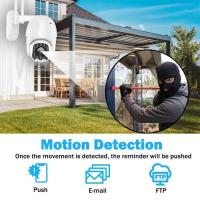 China Wireless IR Security Camera 5X Zoom WiFi PTZ Outdoor 8MP 4K Night Vision CCTV for sale
