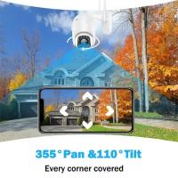 China Wireless IR Security Camera 5X Zoom WiFi PTZ Outdoor 8MP 4K Night Vision CCTV for sale