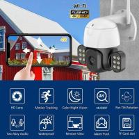 China 8MP ABS 4K Outdoor Security Camera Wireless Full UHD With CMOS Sensor for sale