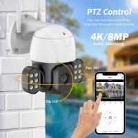 China 8MP Wireless 4K CCTV Security Camera Outdoor Full UHD PTZ ABS 3.6mm for sale
