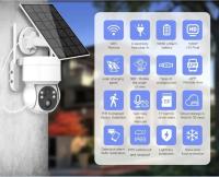 China 4G WiFi Practical Solar Panel Security Camera PTZ Outdoor Indoor for sale