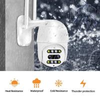 China 4MP CMOS 2.4G WiFi Wireless Camera System 10X Zoom Dual Lens PTZ CCTV for sale