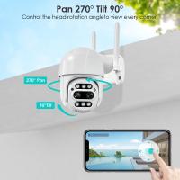 China 8MP Dual Lens IP Wireless CCTV Security Camera Outdoor 2.4G WiFi 3.6mm+12mm for sale