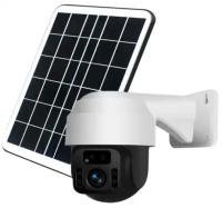 China 4G Solar Security Camera 1080P CMOS Battery Powered Indoor Night Vision 12000mAh for sale