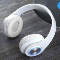 China B39 Portable Folding Wireless Headphones Bluetooth 5.0 400mAh Battery TF Card MP3 Player with Mic for sale