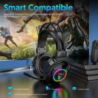 China G803 Wired Gaming Headset 7.1 Surround Sound 50mm Driver Over Ear Headphones for PC Laptop for sale