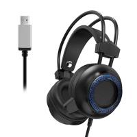 China Wired Gaming Headset 7.1 Noise Cancelling with RGB Lighting 2m Cord IPX2 Waterproof for sale