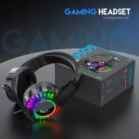 China G505 Gaming Wired In-Ear Headset with Colorful LED Lights and Noise Cancellation 3.5mm for sale