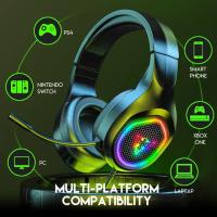 China G1 Wired Noise Cancelling Headphones with Mic Luminous Game Earphone IPX4 FCC for sale