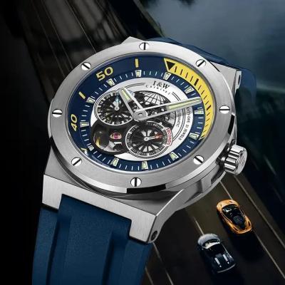 China I&W Japan Automatic Watch 42mm Sapphire Crystal Luminous 50m Waterproof Stainless Steel for sale
