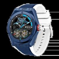 China AILANG ZS-MV58 Smart Watch IP68 Waterproof Silicon Band Fitness Tracker Heart Rate Blood Pressure Monitor 43mm for sale