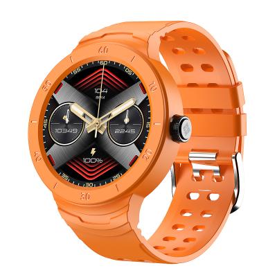 China Round Silicone Smart Watch 1.43 inch IPS Screen 220mAh Battery IP67 Waterproof Fitness Tracker for sale