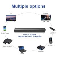 China BV-S6 Home Theater Soundbar Speaker 2.0 CH 24W Bluetooth 5.0 Computer Speaker for sale