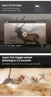 China 20MP 2.7K Wildlife Trail Camera IP66 Waterproof 0.2s Trigger Speed 98ft Detection Range for sale