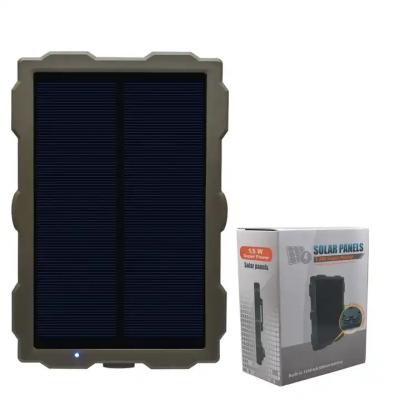 China 1.5W Solar Panel Charger for 4G Trail Camera 300mA DC5V Input Built-in 1500mAh Battery for sale