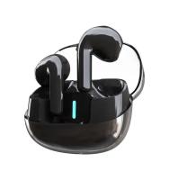 China Wireless Transparent Earbuds IPX5 Waterproof Deep Bass Stereo 200mAh Battery Type-C Charging for sale