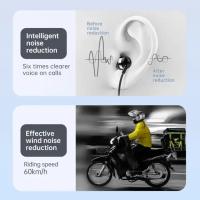China F520 Wireless Bluetooth Earphone Business Collar Cable Clip Earphone with 10m Range and 8h Battery for sale