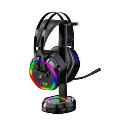 China Unisex Wired Gaming Headset USB Noise Cancelling 50mm Driver 32 Ohm for Internet Cafes for sale