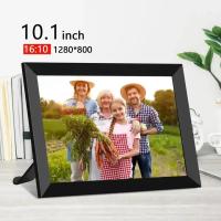 China 8 Inch Acrylic Digital Photo Frame 250cd/m2 Smart Picture Frame for Advertising for sale