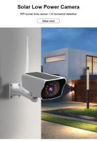 China Night Vision 1.3W Solar 4G CCTV Camera , CMOS 4G Solar Powered Security Camera for sale