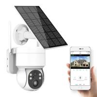 China CMOS Durable Solar Powered 4G Camera , 4MP Home Security Camera With Solar Panelc for sale