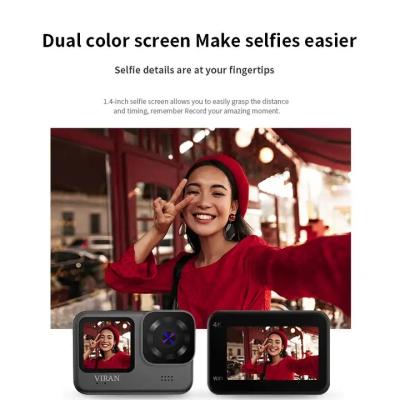 China 4K 60FPS Sports Camera Waterproof IP68 170 Degree Wide Angle Action Cam with WiFi for sale